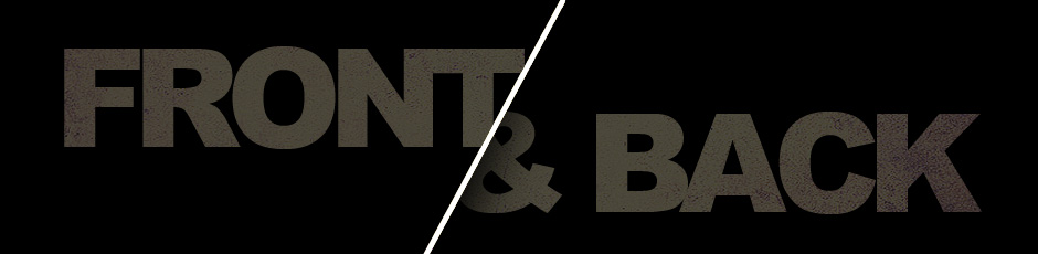 Front & Back. Submit a design for the front and back of a tee. | Threadless