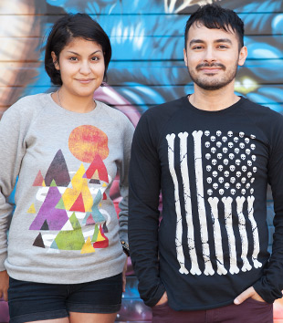 T-shirts and apparel featuring Threadless artist community designs