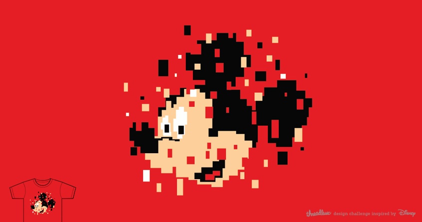 Score 8 bit mickey by radiomode on Threadless